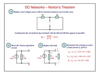 Elect principles 2 nortons theorem | PPT