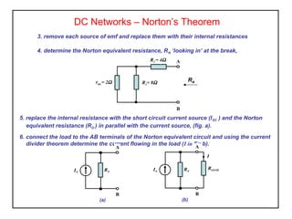 Elect principles 2 nortons theorem | PPT | Physics | Science