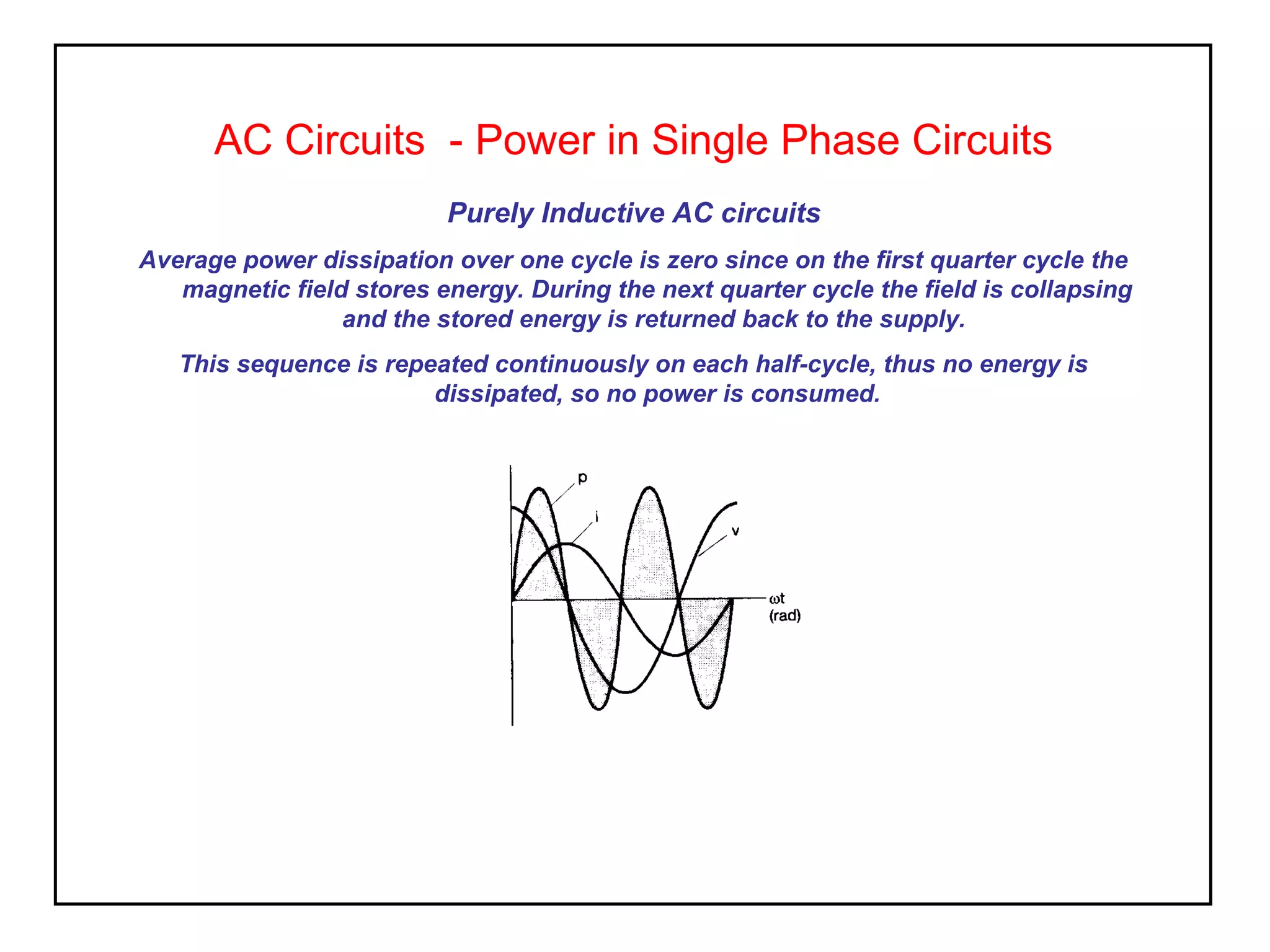 Elect principles 2 power in ac circuits | PPT