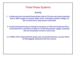 Elect principles 2 three phase systems | PPT