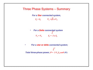 Elect principles 2 three phase systems | PPT