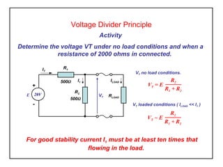 Elect principles 2 voltage divider | PPT