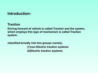 Electric Traction | PPT
