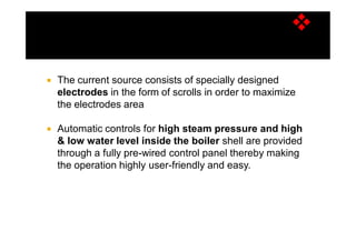 Electra - Electrode Type Boiler | PPT