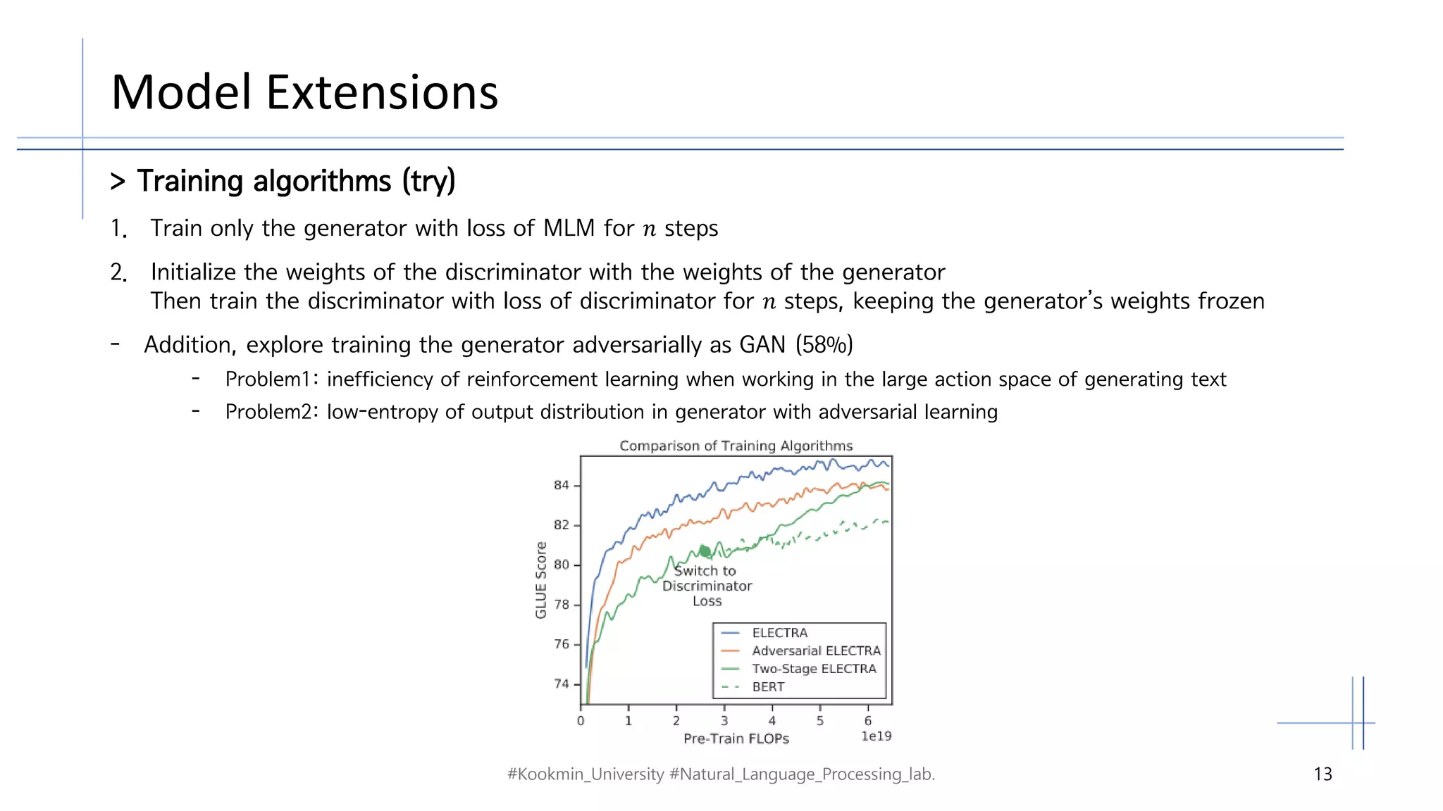 Electrapretraining Text Encoders As Discriminators Rather Than Generators Ppt