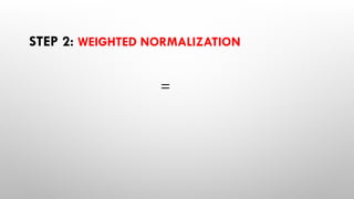Electre - A Multi Criteria Decision Making Method.pptx