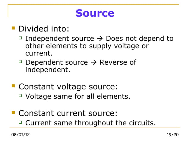 Electric circuits-chapter-1 Basic Concept | PPT