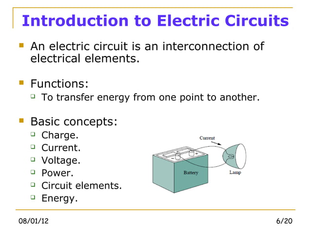 Electric circuits-chapter-1 Basic Concept | PPT