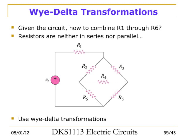 Electric circuits-chapter-2 Basic Laws | PPT