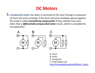 Motors major classification | PDF