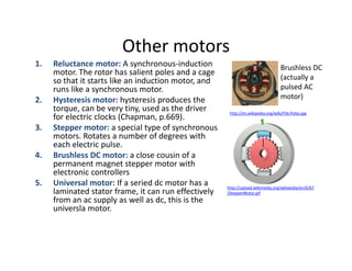 Motors major classification | PDF