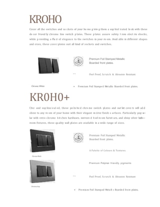 Top Electric Switches Manufacturers - RR | PDF