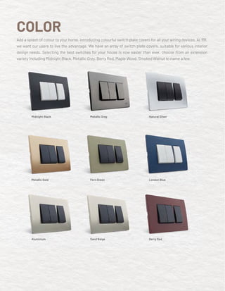 Modular Electric Switches BY RR | PDF