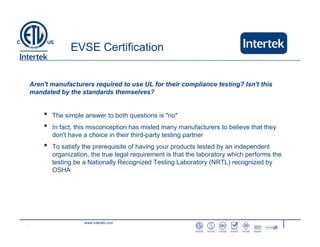 evse certification | PDF