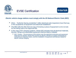 evse certification | PDF