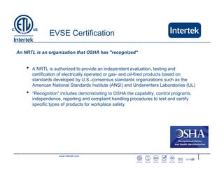 evse certification | PDF