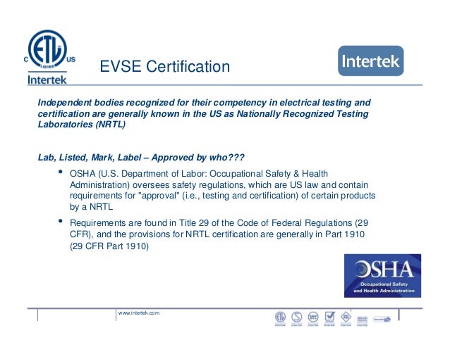 evse certification
