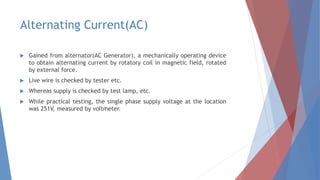 Electrical household wiring. | PPTX