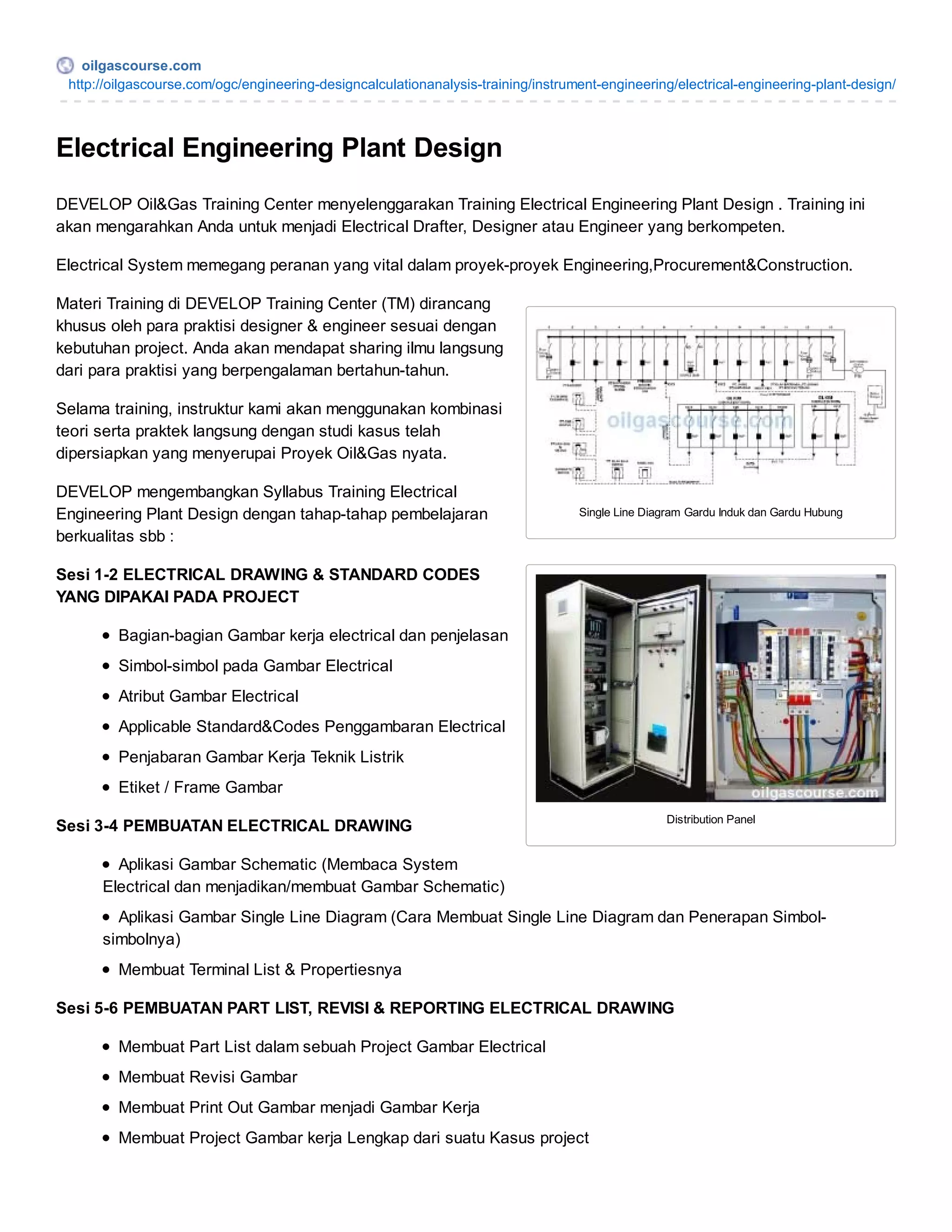 Electrical engineering plant design develop | PDF