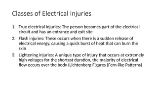 ELECTRICAL BURNS - PLASTIC SURGERY PRESENTATION | PPTX