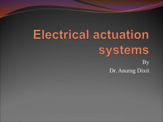 electrical-actuation-systems.ppt