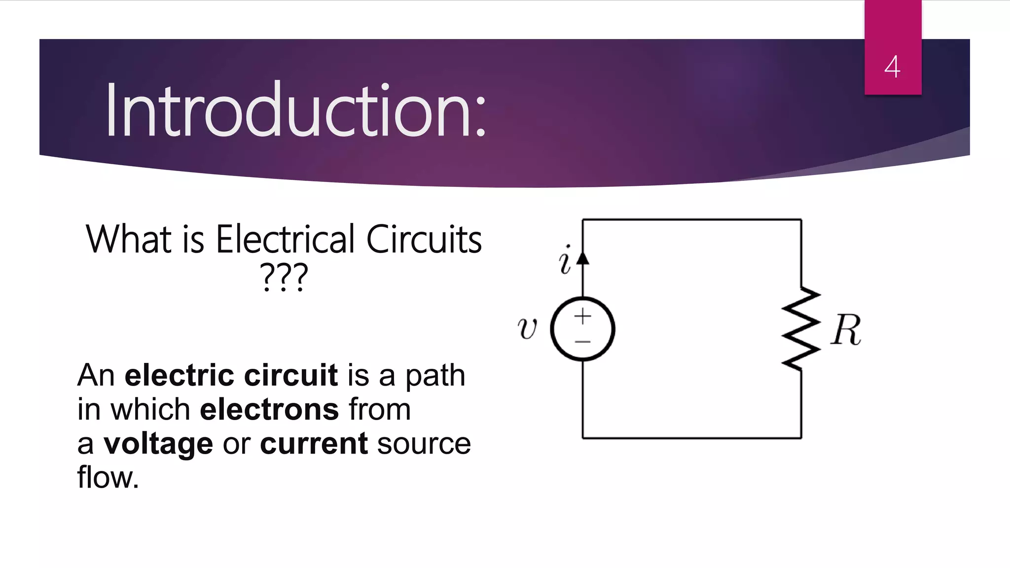 Electrical circuit-presentation | PPTX
