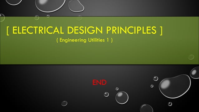 Electrical-Design-Principles for engineering pptx | PPTX | Home Appliances | Home & Garden
