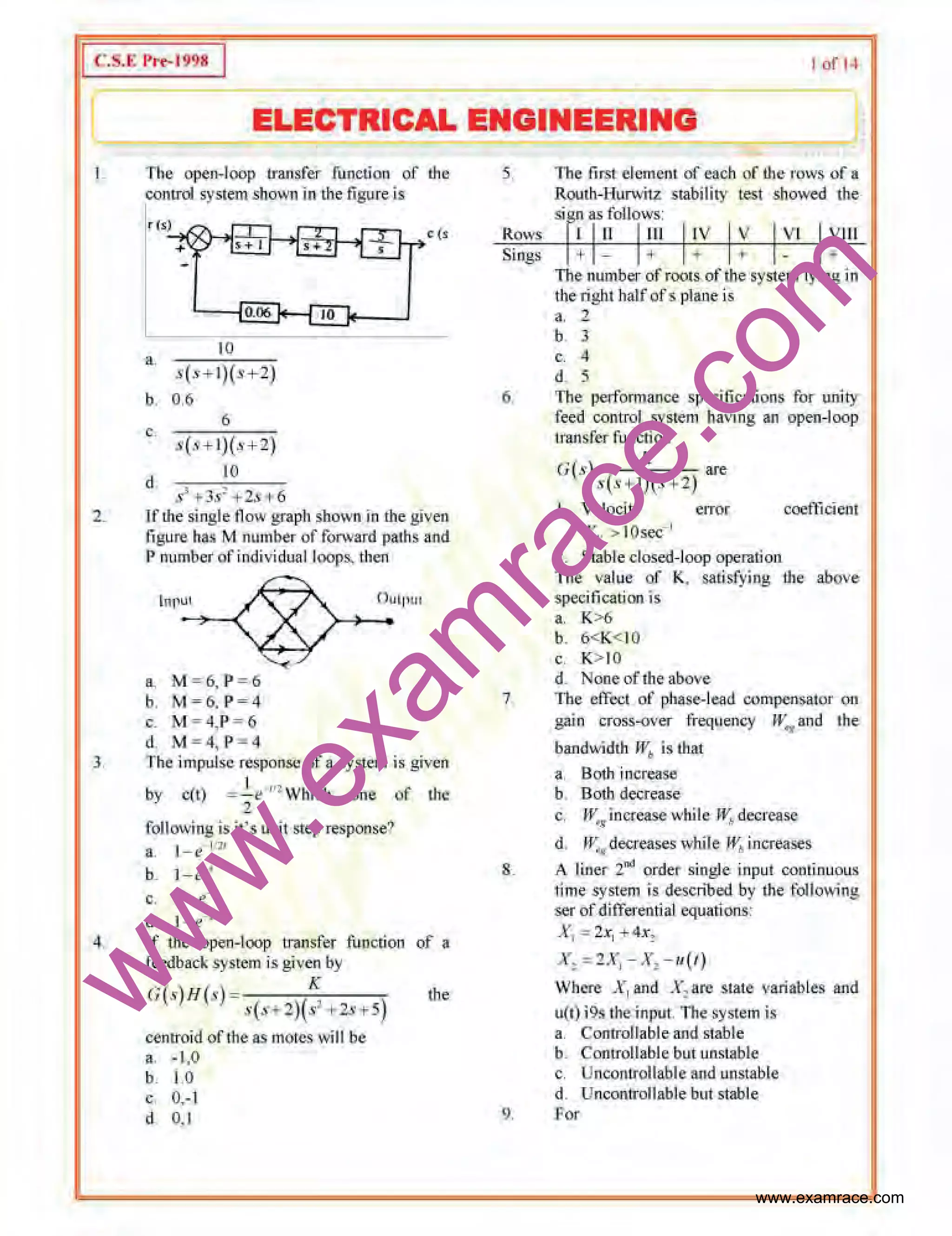 Electrical engineering-objective-questions-part-1 - copy | PDF