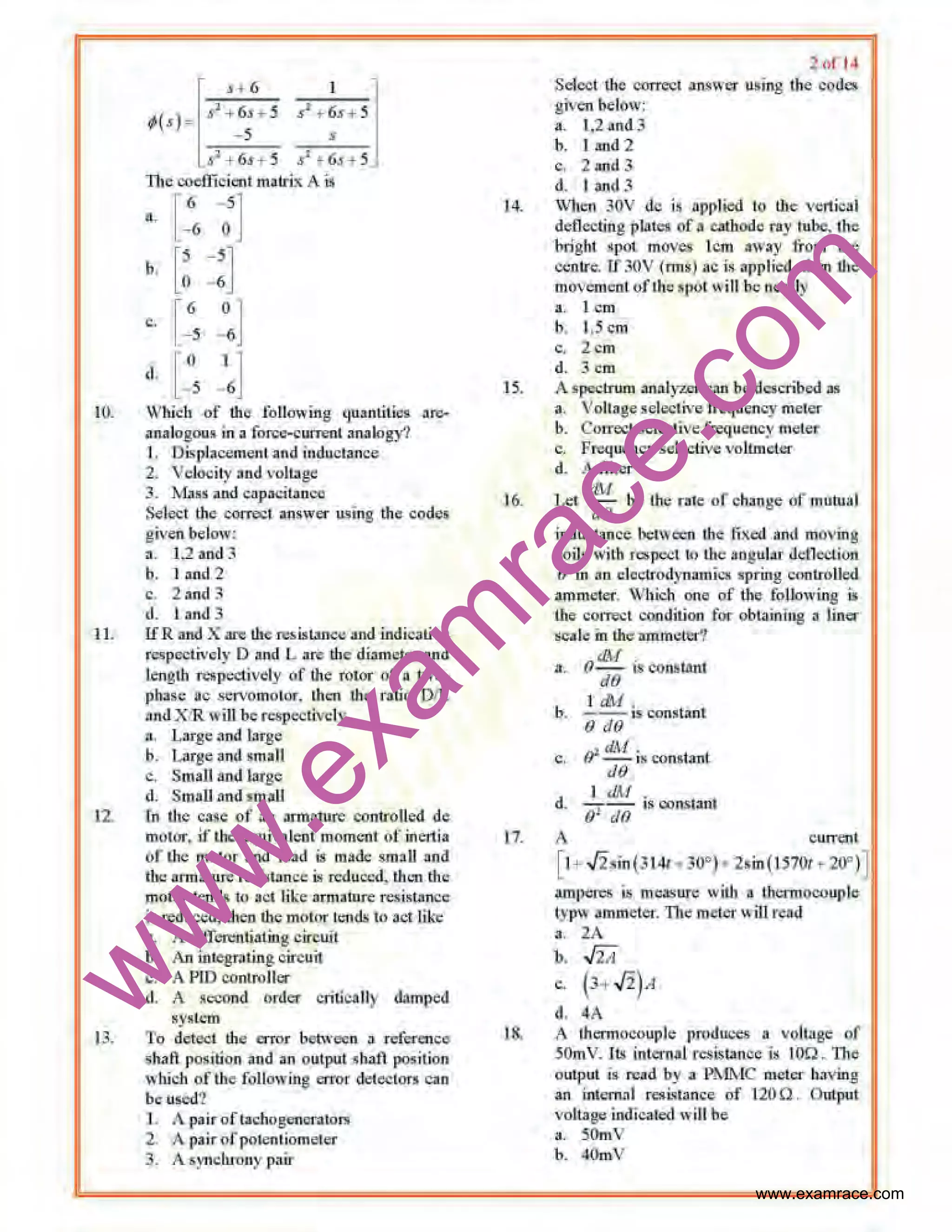 Electrical engineering-objective-questions-part-1 - copy | PDF