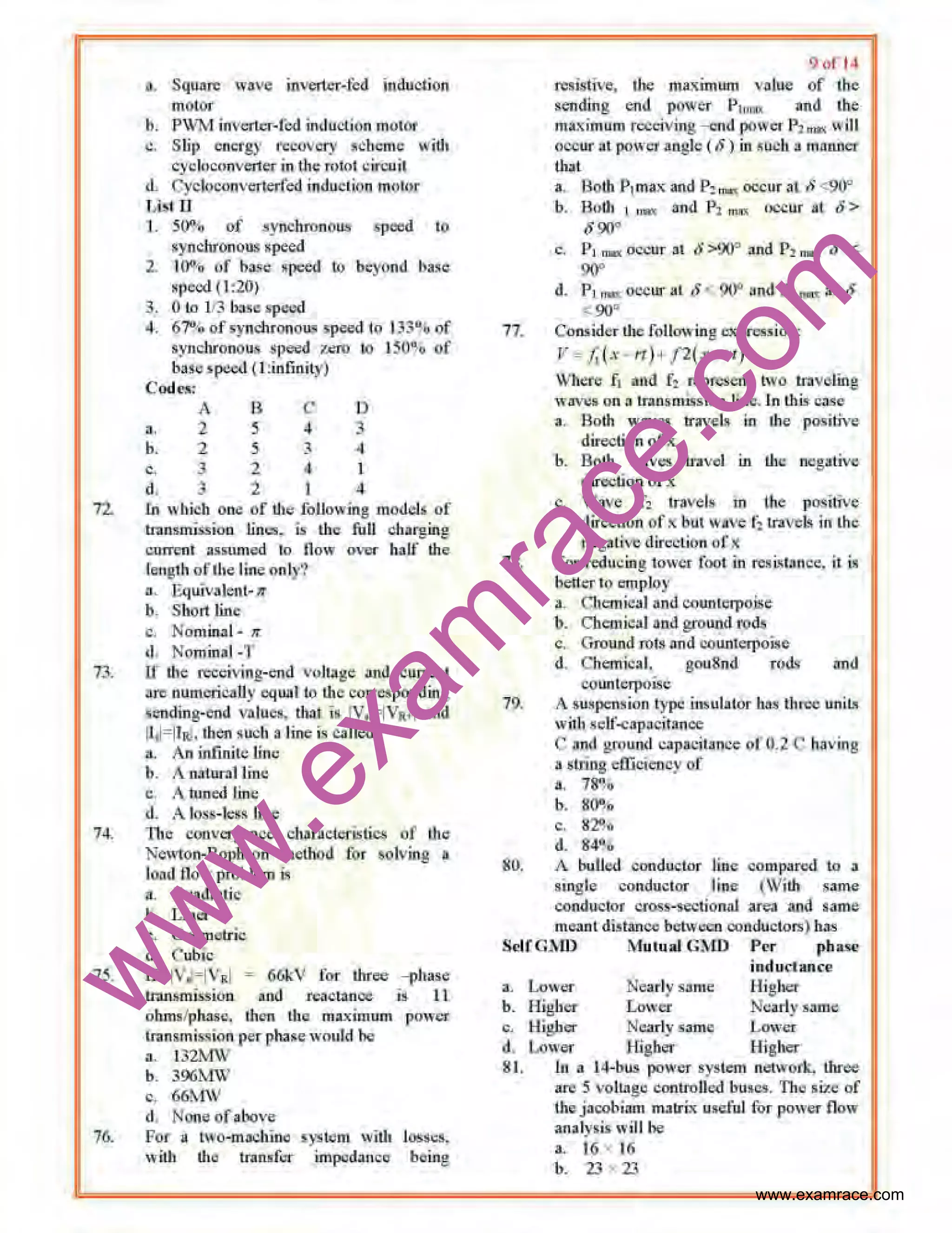 Electrical engineering-objective-questions-part-1 - copy | PDF