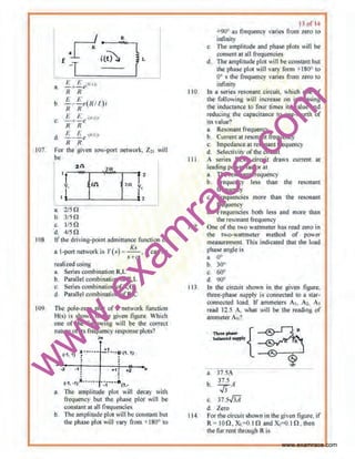 Electrical engineering-objective-questions-part-1 - copy | PDF