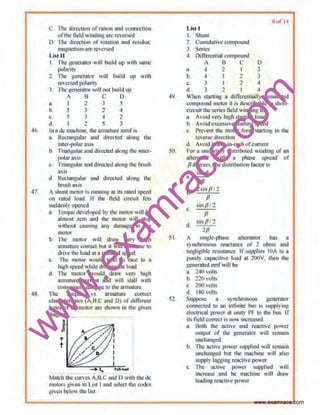 Electrical engineering-objective-questions-part-1 - copy | PDF