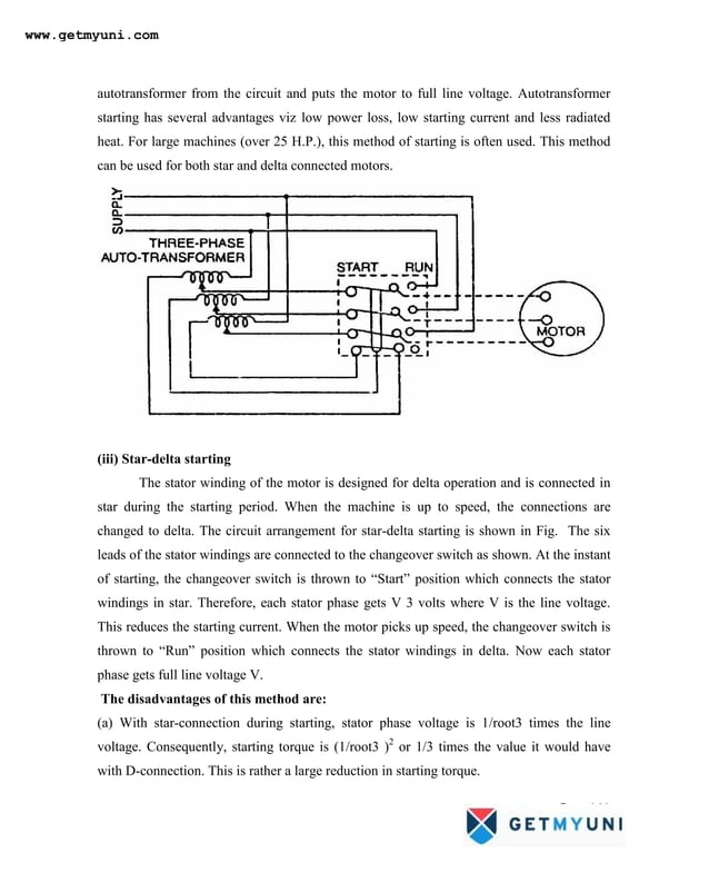 Starting of 3-Phase Induction Motors | PDF | Consumer Electronics ...