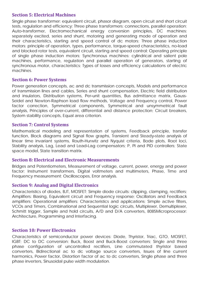 Electrical engineering gate2016.info- | PDF