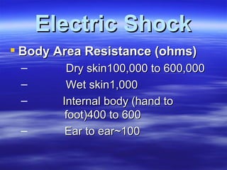 Electrical Injuries | PPT