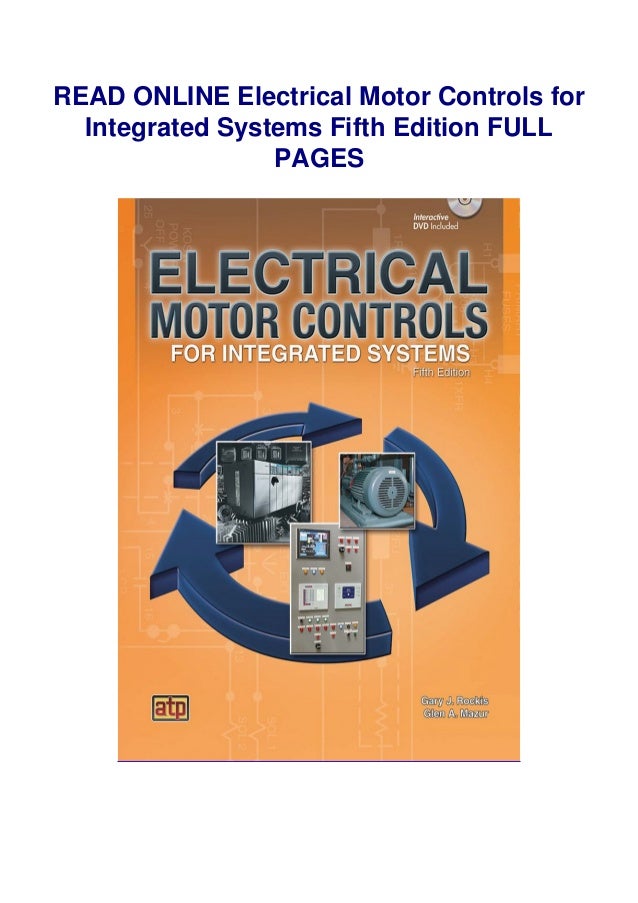 Electrical Motor Controls for Integrated Systems Fifth Edition