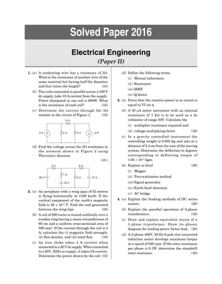 Electrical-Paper-II for ssc je examination | PDF