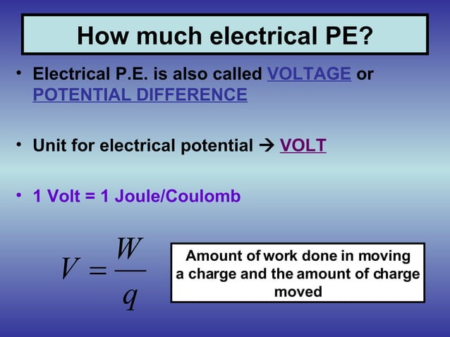 Electrical Potential | PPT
