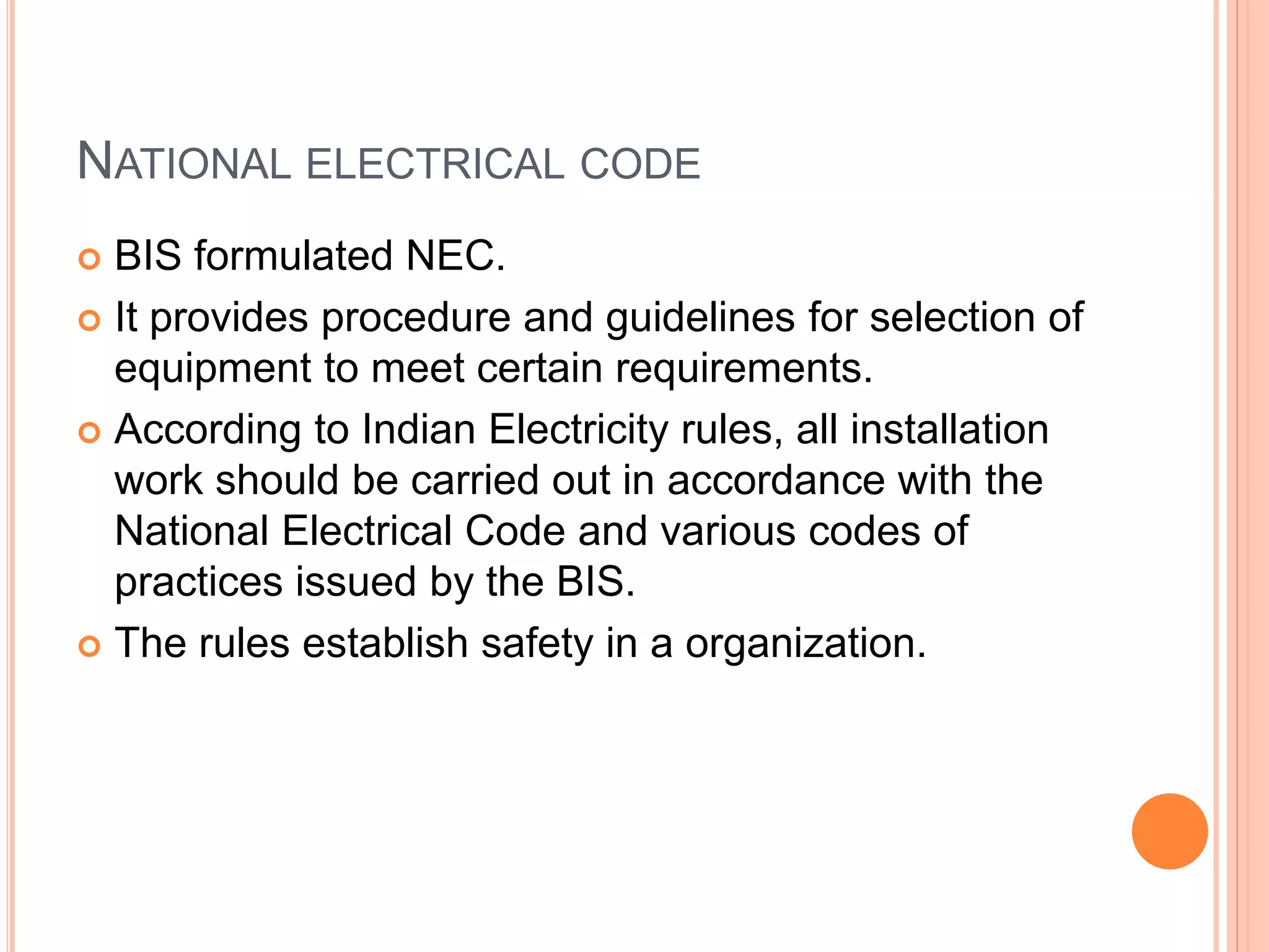 Electrical safety in construction | PPTX