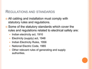 Electrical safety in construction | PPTX