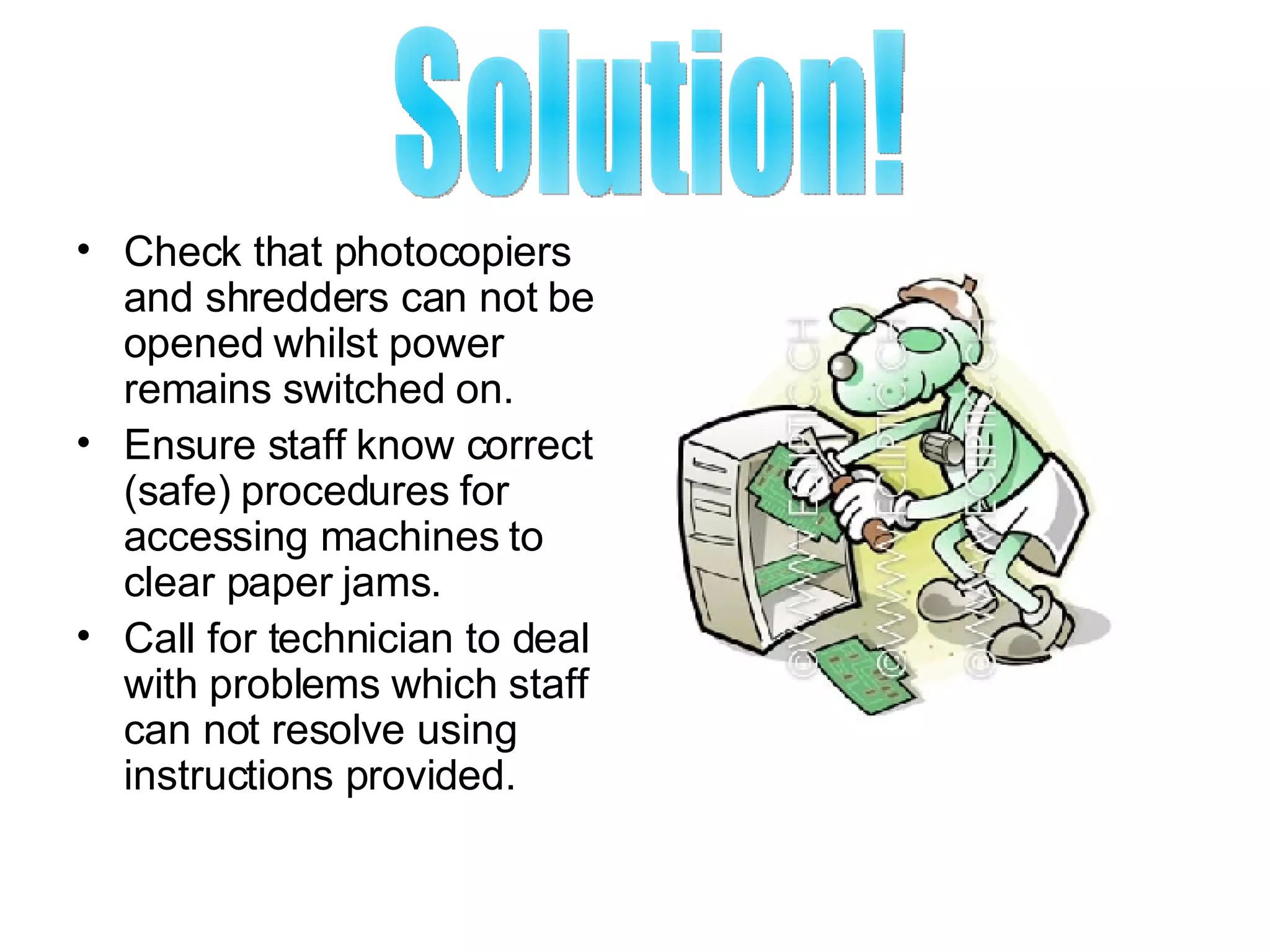 Electrical Safety In The Office | PPT