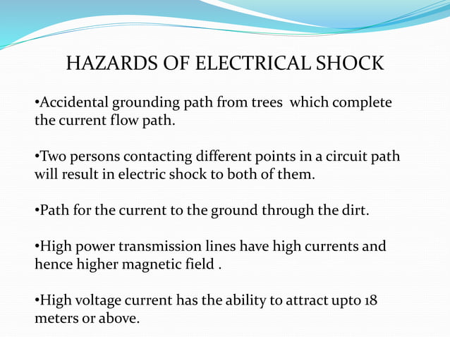 Electrical safety principles | PPTX | Science
