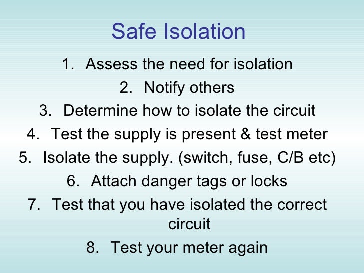 Electrical Systems Safety