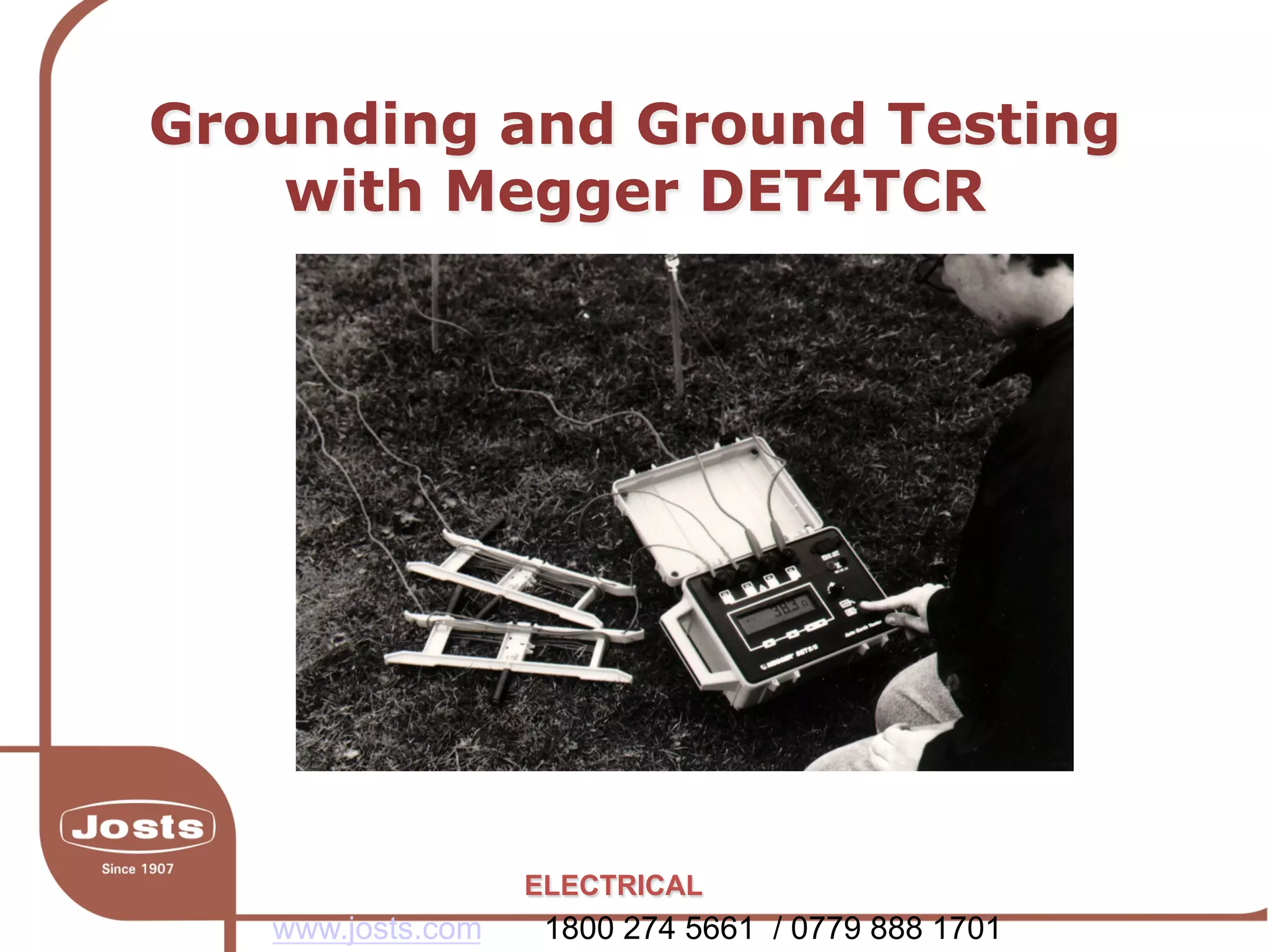 Electrical test and measurement megger | PDF