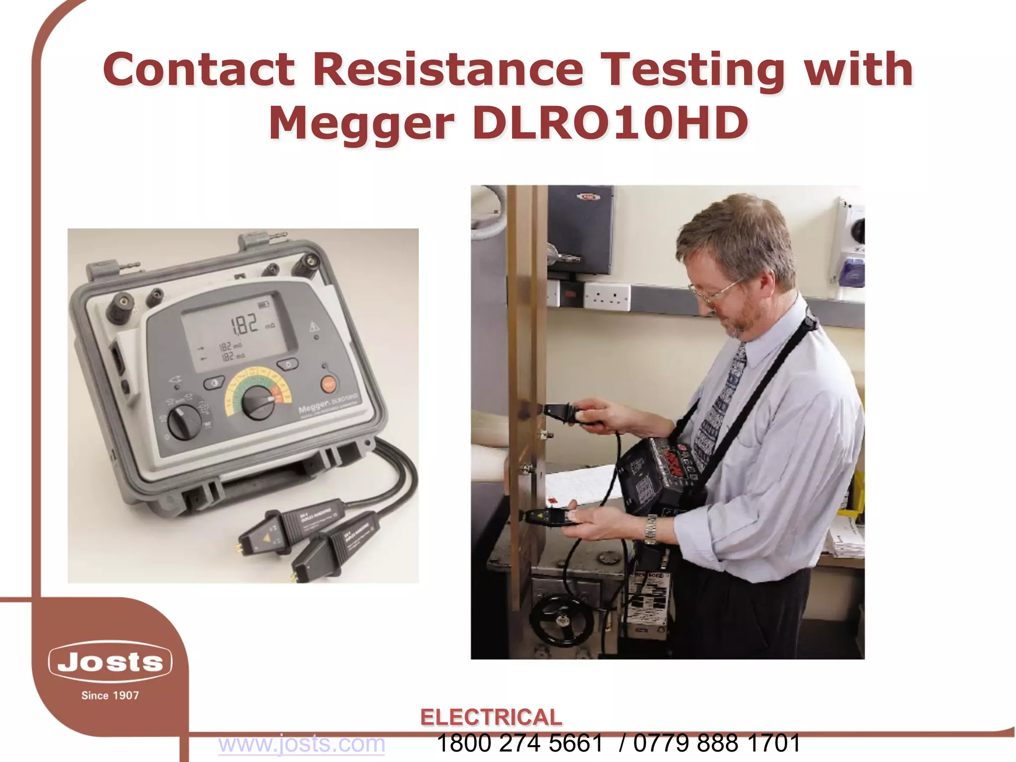 Electrical test and measurement megger | PDF