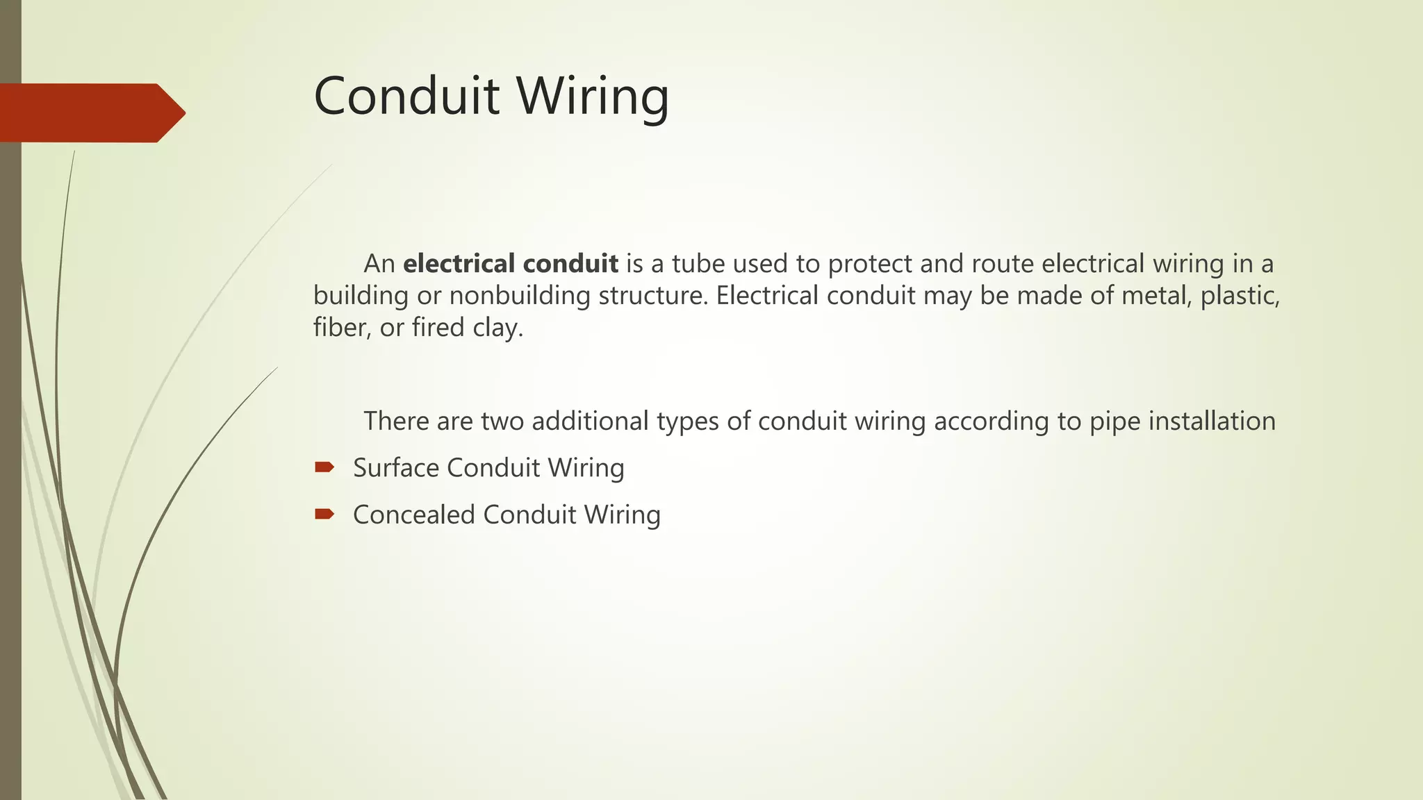 Electrical wiring system - and estimation | PPTX