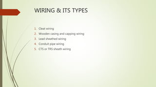 Electrical wiring system - and estimation | PPTX