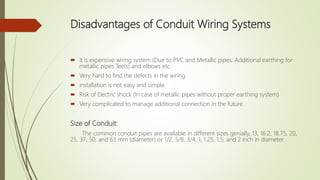 Electrical wiring system - and estimation | PPT