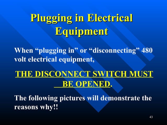 Electrical safety hazards powerpoint presentation | PPT