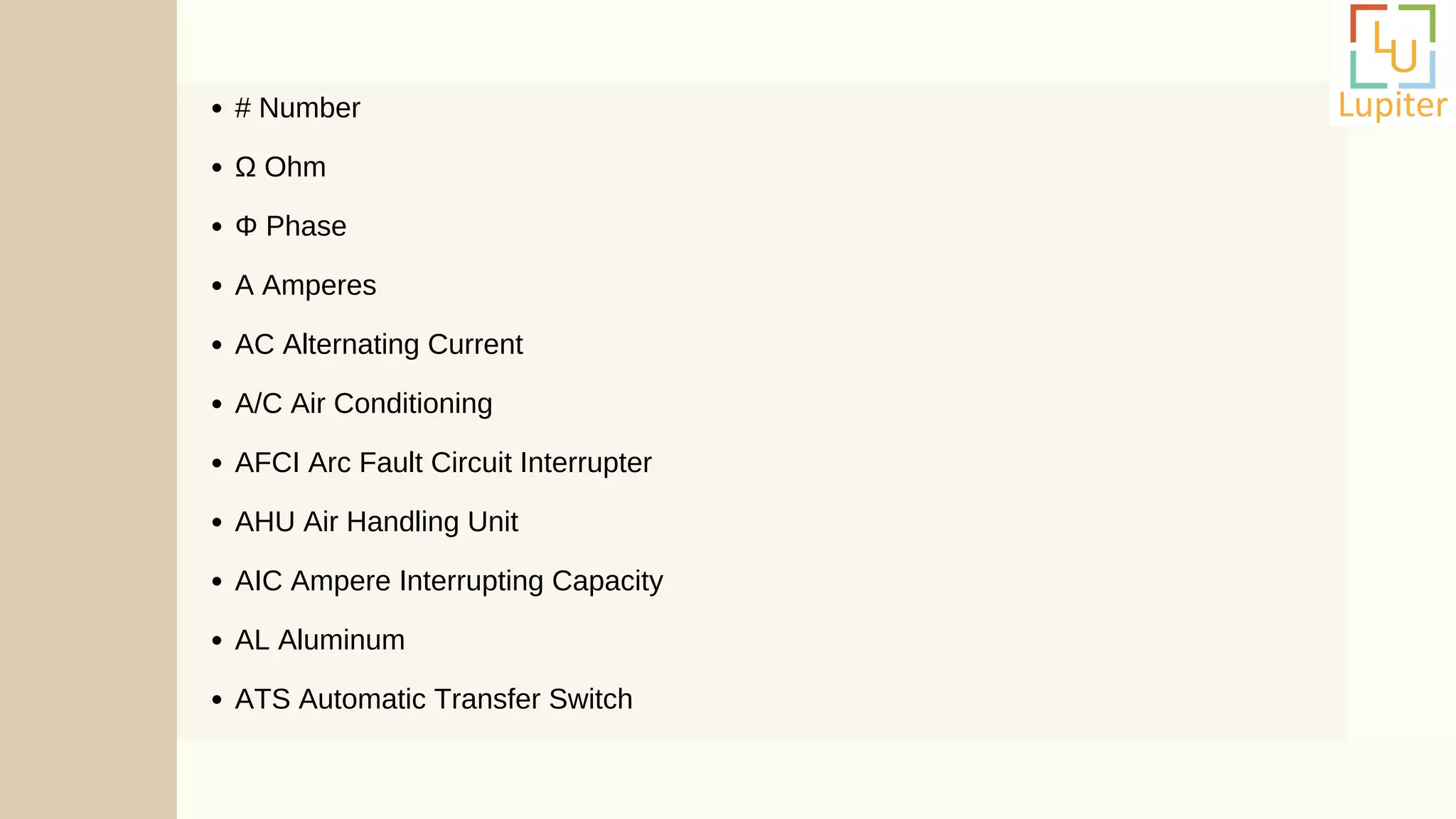 Electrical abbreviations | PDF